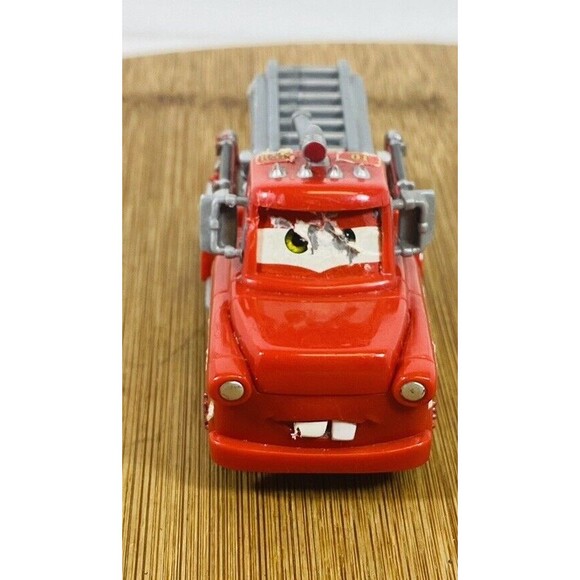 Toys | Disney Pixar Cars Rescue Squad Tow Mater Red Die Cast Fire Truck ...